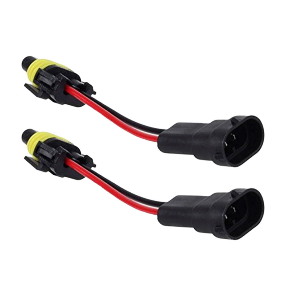 2Pcs H11 Wiring Harness Socket Car Wire Connector Cable Plug Adapter ...