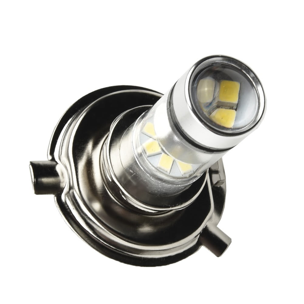 2Pcs H4 Led Bulb White Car Motorcycle Headlight High Power 7500K Fog ...