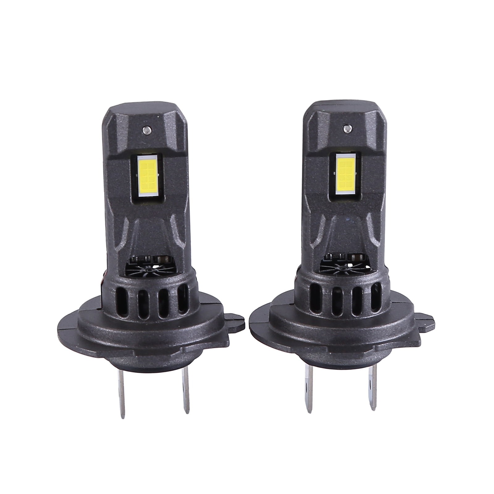 2Pcs H7 LED Headlight Bulbs LED High Beam Headlamps 70W 20000LM 6500K ...