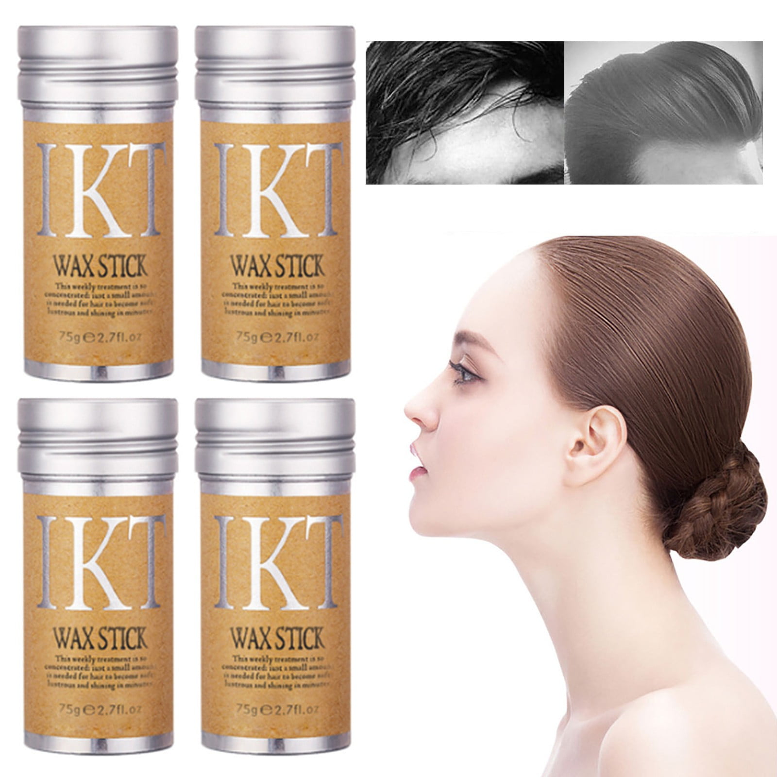 Customer reviews for 2Pcs Hair Wax Stick, Hair Stick Non-greasy Styling ...