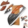 2Pcs Hand Forged Kitchen Knife, Premium Hand-Forged Chef's Knife ...