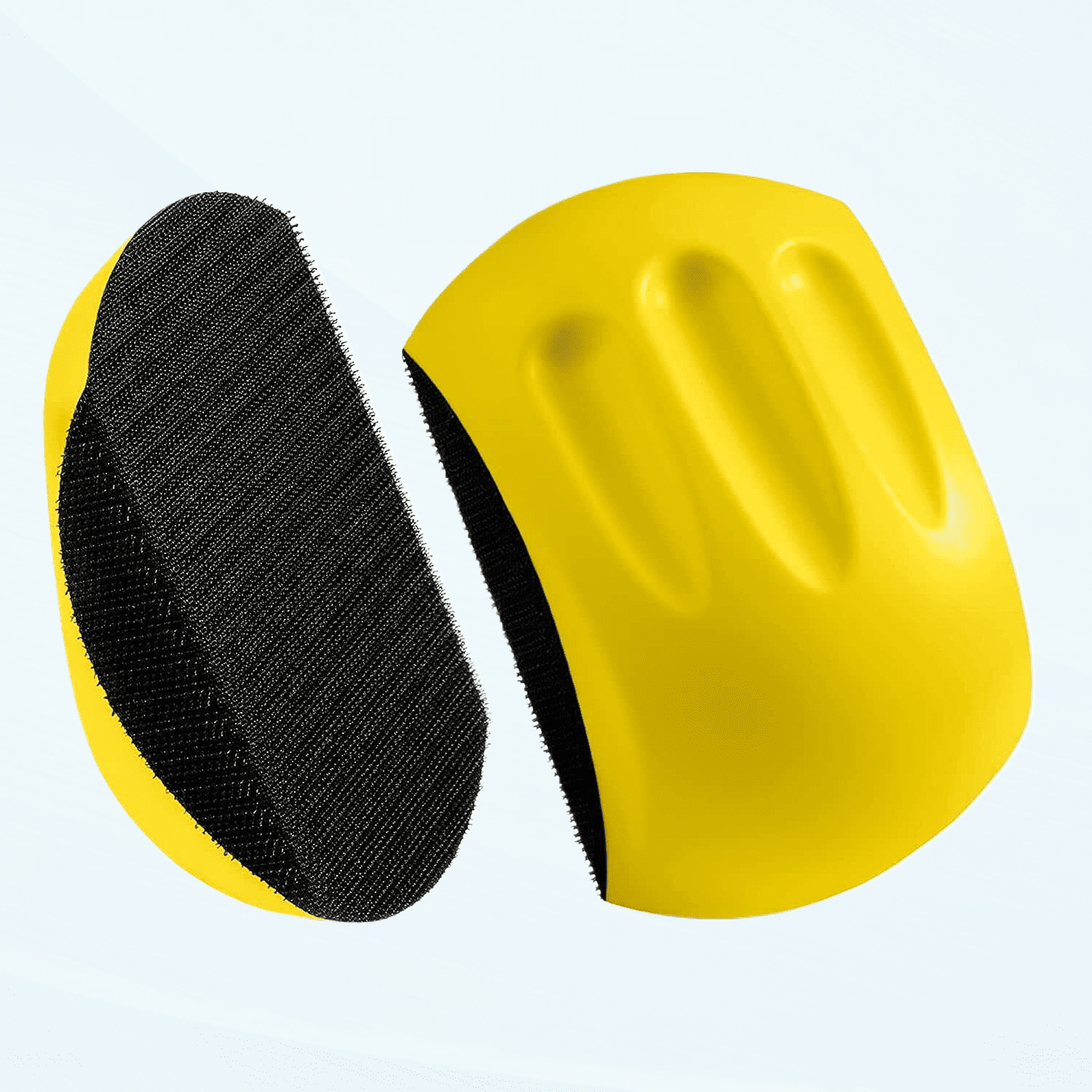 2Pcs Hand Sanding Blocks Auto Body - Mouse Sandpaper Woodworking Hand ...