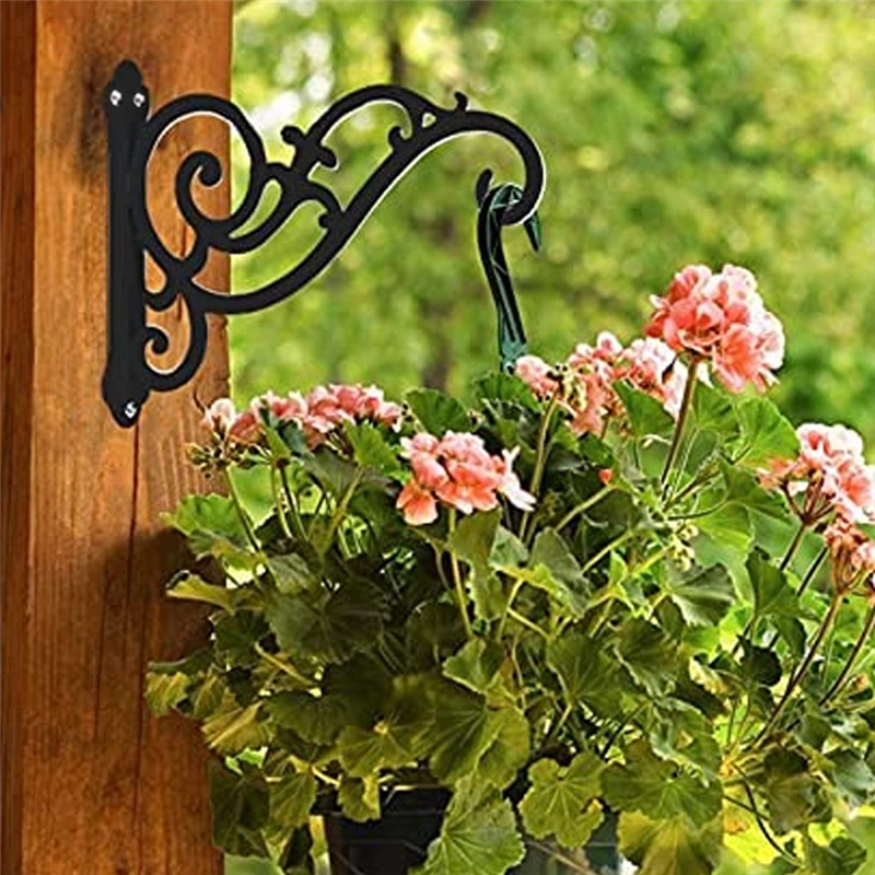 2Pcs Hanging Planter Brackets 12-Inch ,Outdoor Hanging Brackets Wall ...