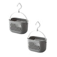 2Pcs Hanging Shower Caddy Plastic Hanging Shower Caddy Basket Portable ...
