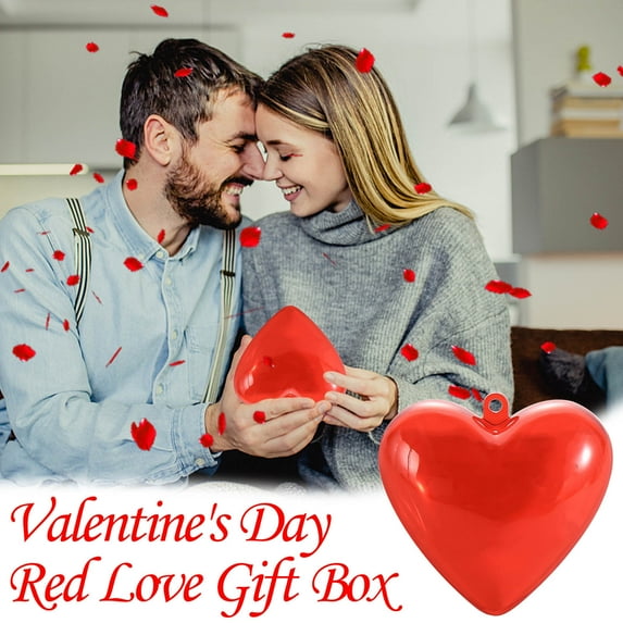 2Pcs Heart shaped bauble under $5! Yrmaups Heart Shaped Fillable ...