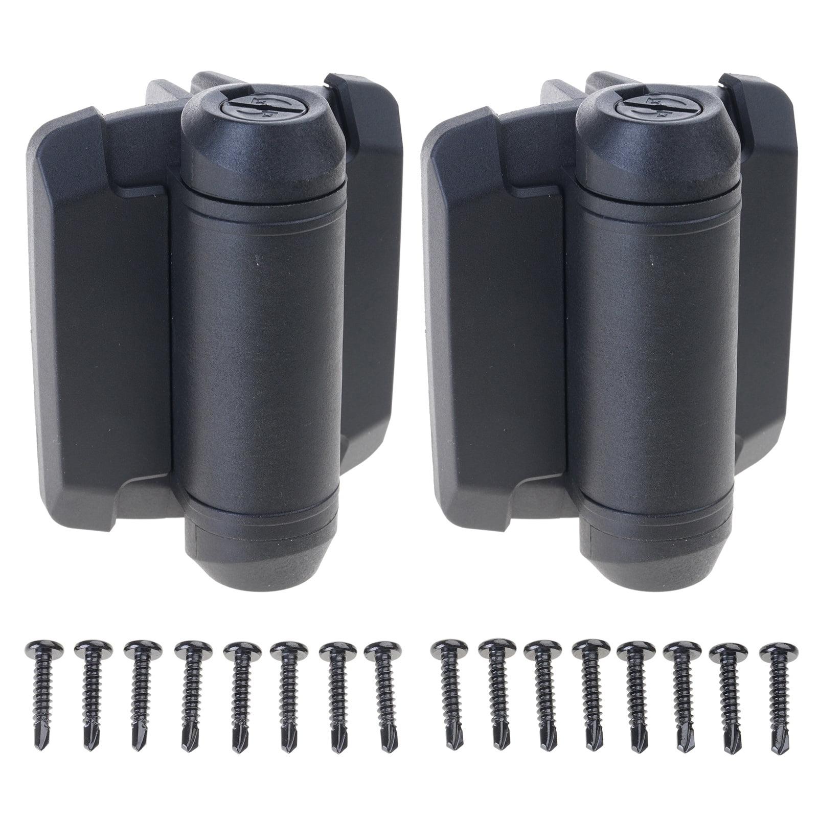 2Pcs Heavy Duty Adjustable Tension Spring Hinges Weather Resistant Gate ...