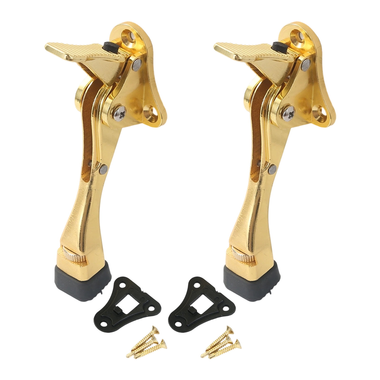 2Pcs Heavy Duty Door Stops Adjustable Door Holder with Nonslip Rubber ...