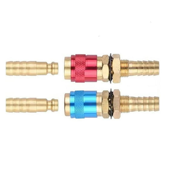 2Pcs Heavy Duty M6/M 8/M10 Welding Torches Adapters Brass Quickly ...