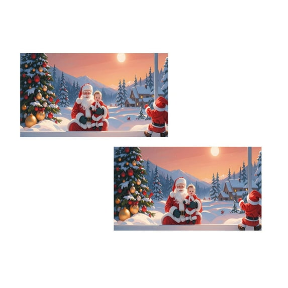 2Pcs Heavy Duty Nylon Reinforced Outdoor Banner With Double Edges And ...