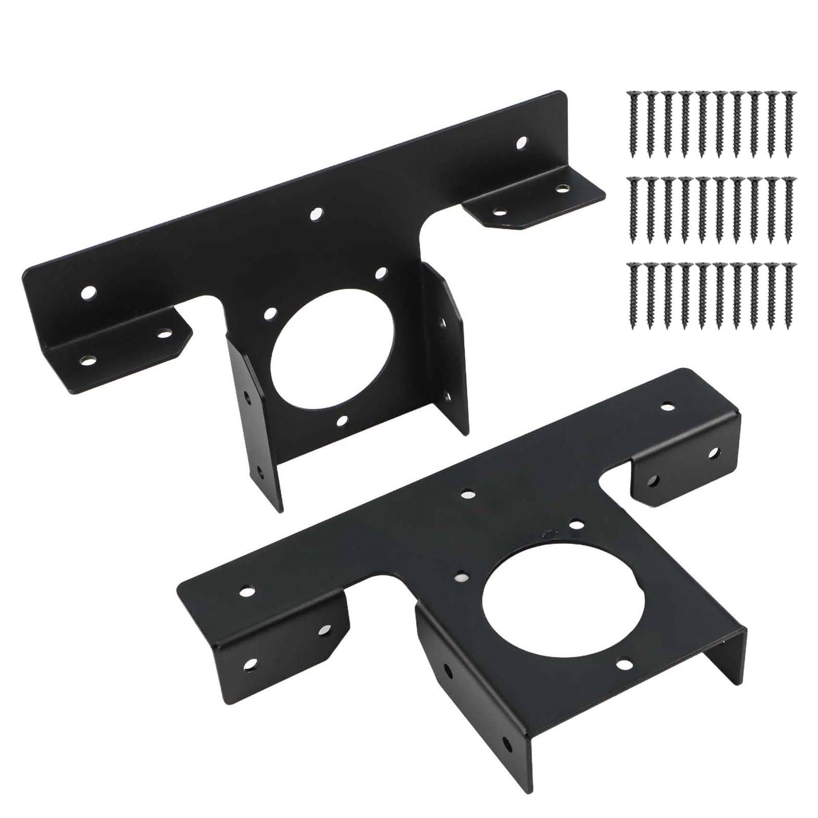 2Pcs Heavy Duty Pergola Corner Brackets Extension 3-Way T Brackets For ...
