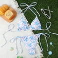 2pcs Hello Kitty Bikinis Set Kawaii Sanrio Swimsuit 2024 Women New