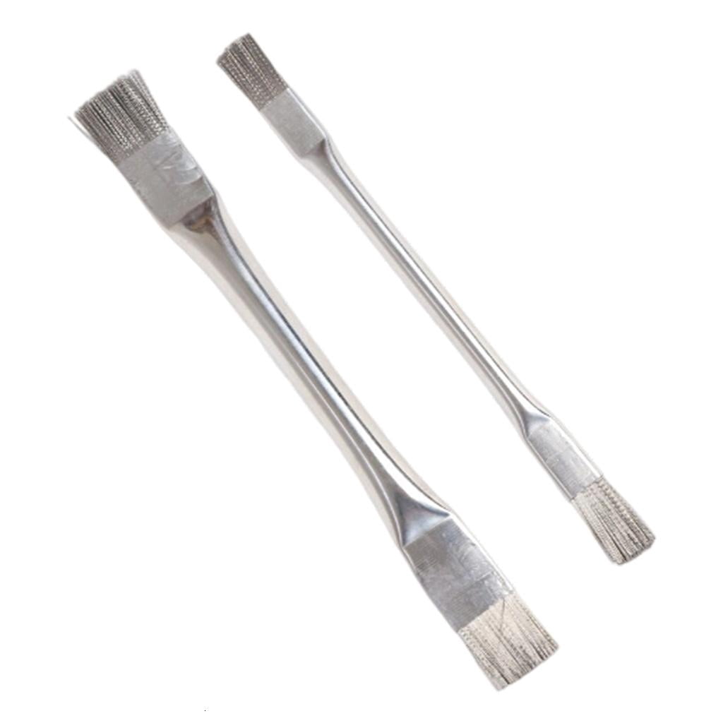 2Pcs High Densities Steel Gaps Brushes Double Size Gaps For Narrow Wide ...