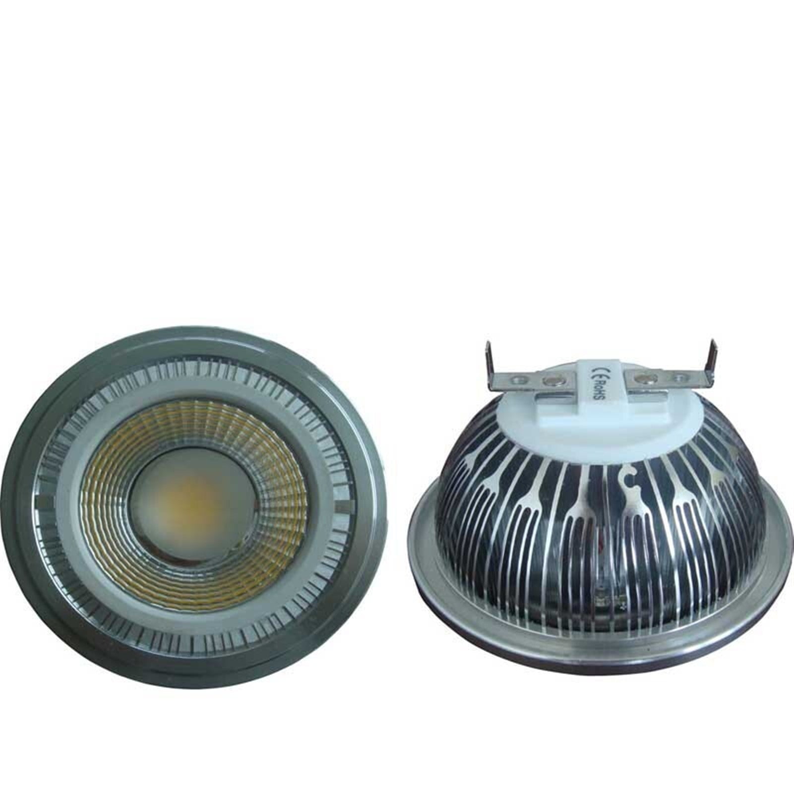 2Pcs High Power LED COB Ar111 External Spotlights 7W ES111 85-265V G53 ...