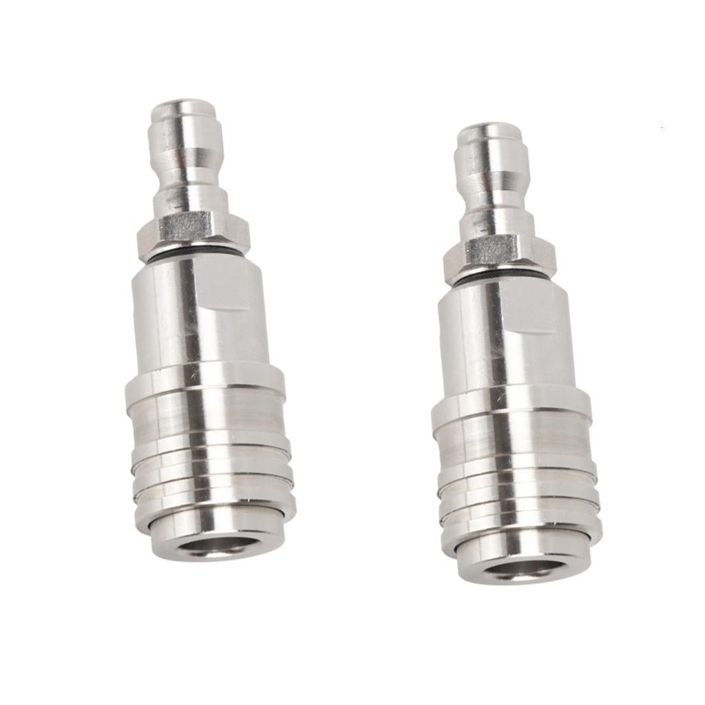 2Pcs High Pressure Quick Connect Coupling Stainless Steel Fitting ...
