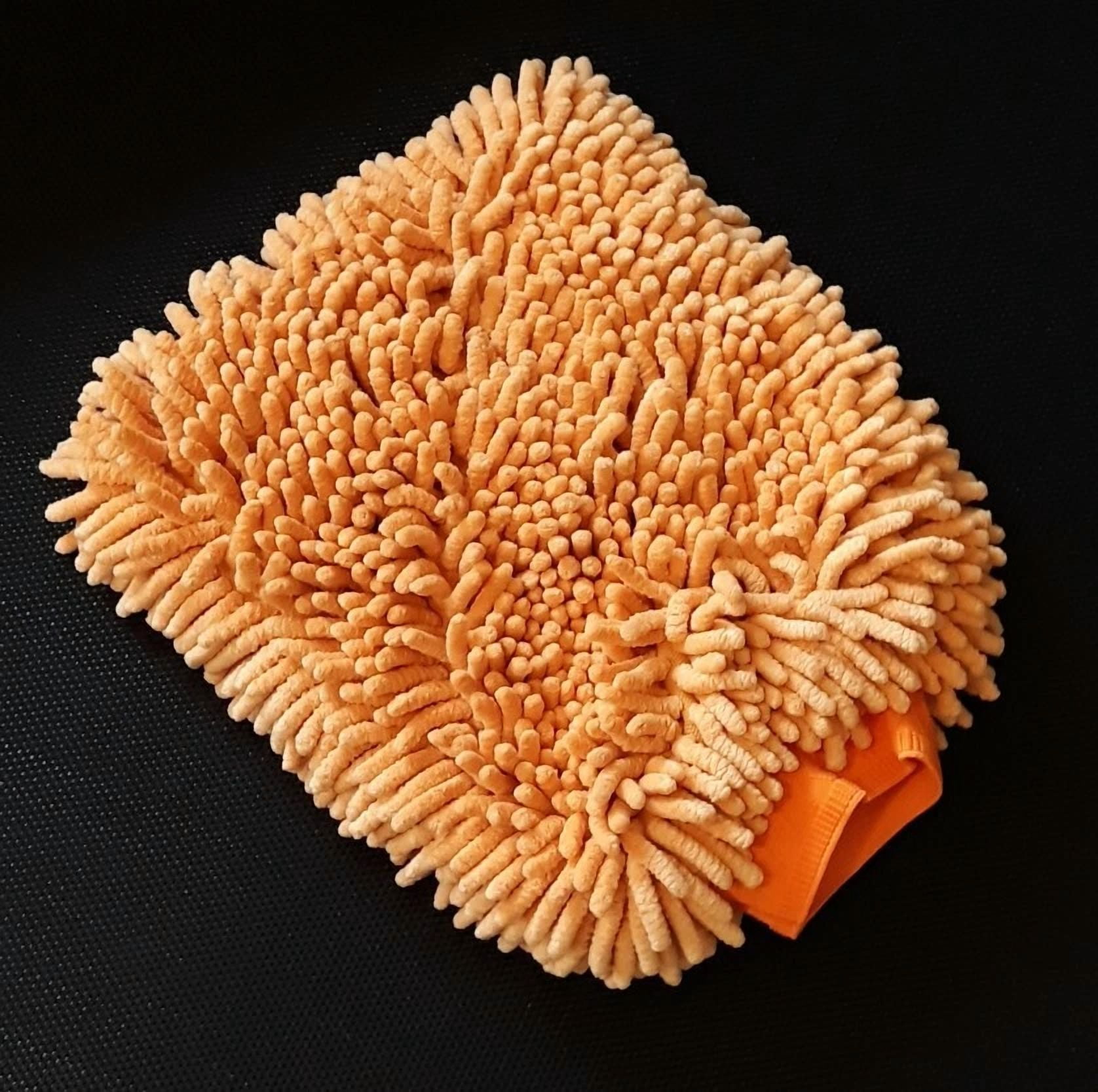 2Pcs High Quality Large Chenille Microfiber Cleaning Wash Mitt ...