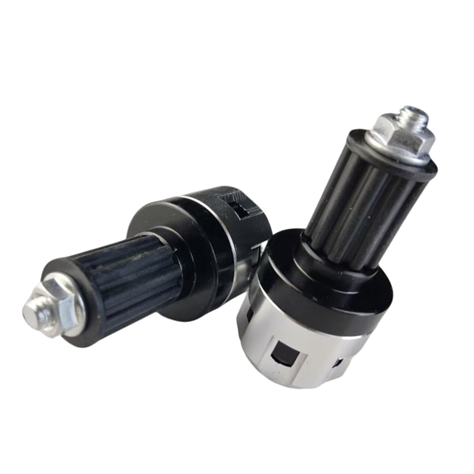 2Pcs High Strength Aluminum Motorcycle Handlebar End Caps With Anti ...