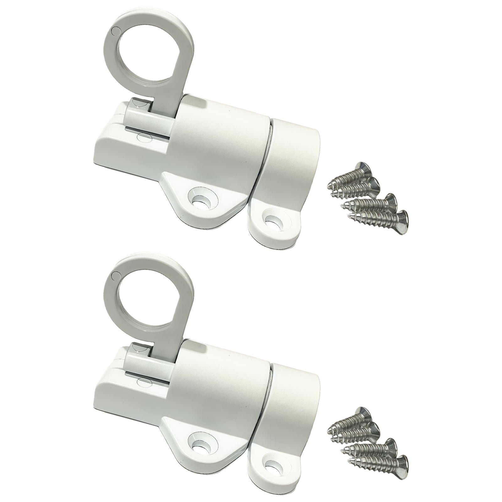 2Pcs High Strength Rebounds Latches Window Gate Security Pull Rings ...