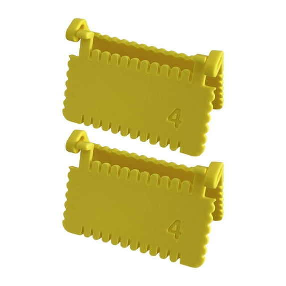 2Pcs Hinged Sewing Template Ruler Fabric Edges Locking Stitching Guide ...