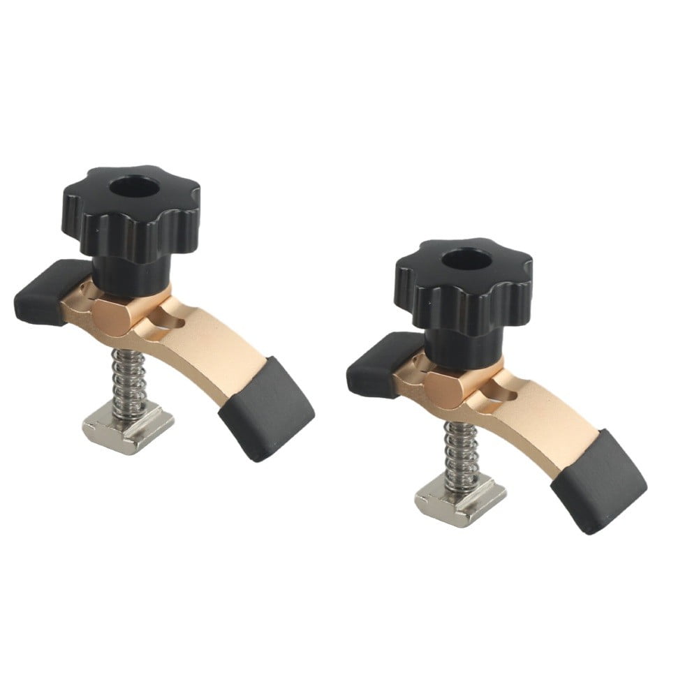 2pcs Hold Down Clamp Aluminum Alloy T-Track Hold-Down Clamps T-Slot CNC ...