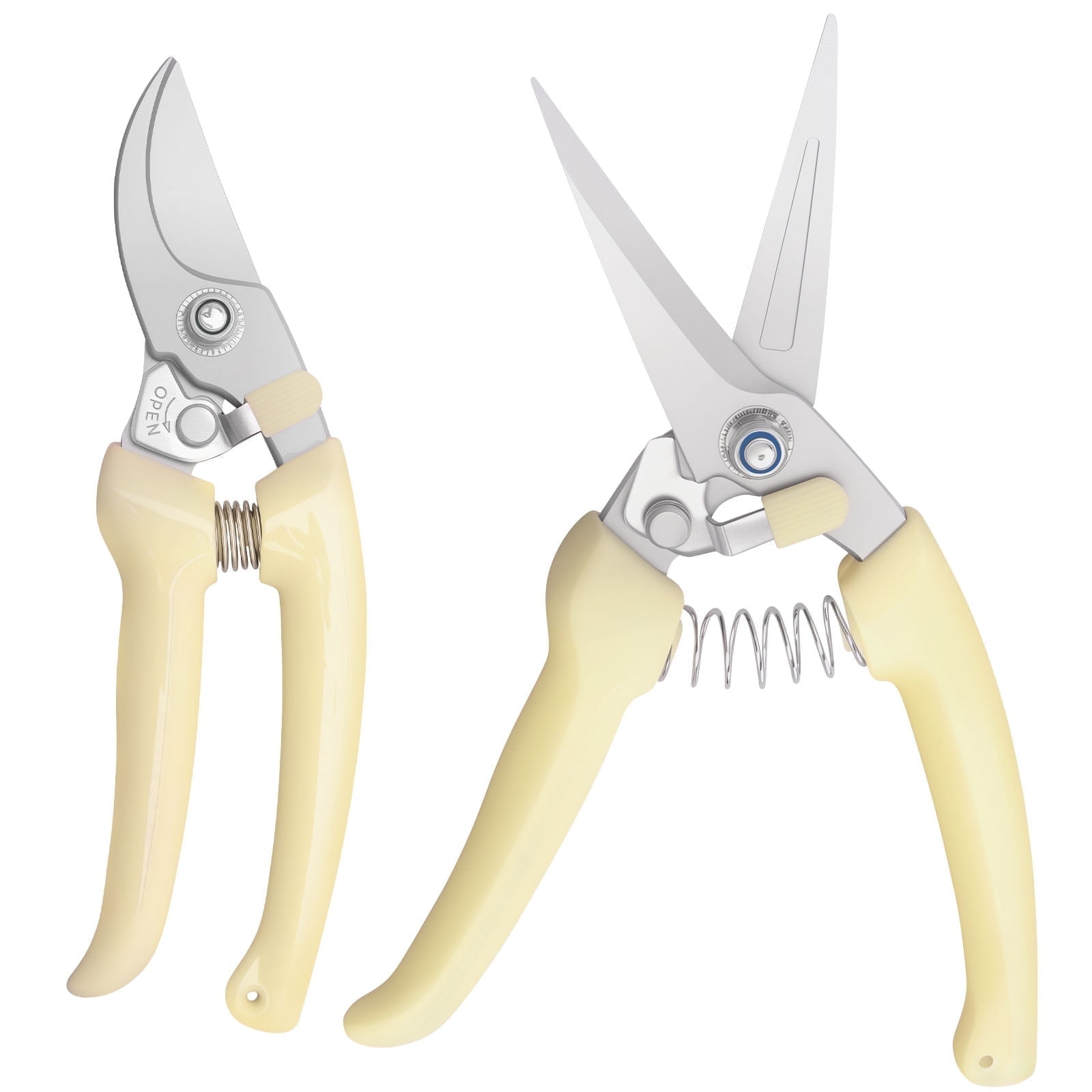 OKYMOTOR 2Pcs 2Sizes Hoof Trimmer 7.58/7.09in Stainless Steel Sheep ...