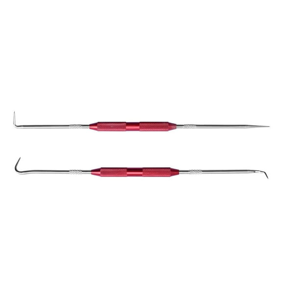 2Pcs Hook and Pick Set Double Pointed Car Auto Oil O-Rings Seal Metal ...