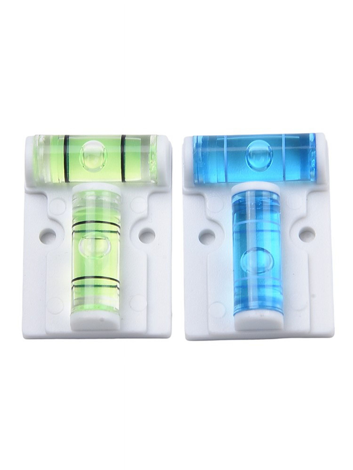 2Pcs Horizontal Plastic T Type for Spirit Level Scope Measuring Bubble ...