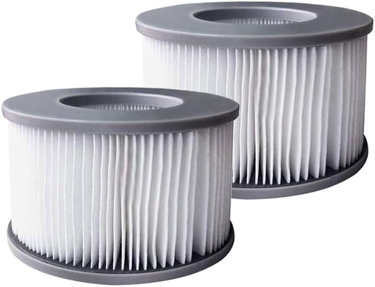 VISFORY Hot Tub Filter Cartridge 2 Pack for Inflatable Pools & Spa ...