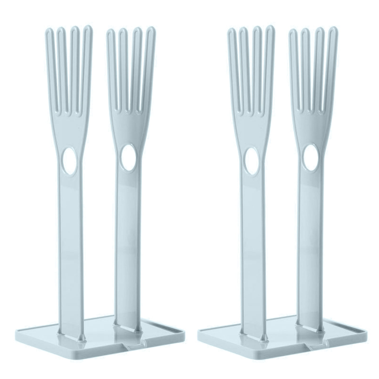 2Pcs Household Glove Drying Holder Rack with Drainboard Countertop ...