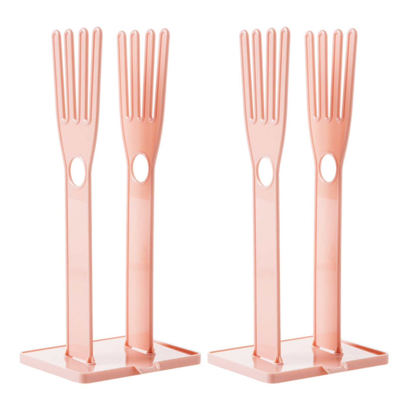 2Pcs Household Glove Drying Holder Rack with Drainboard Countertop ...