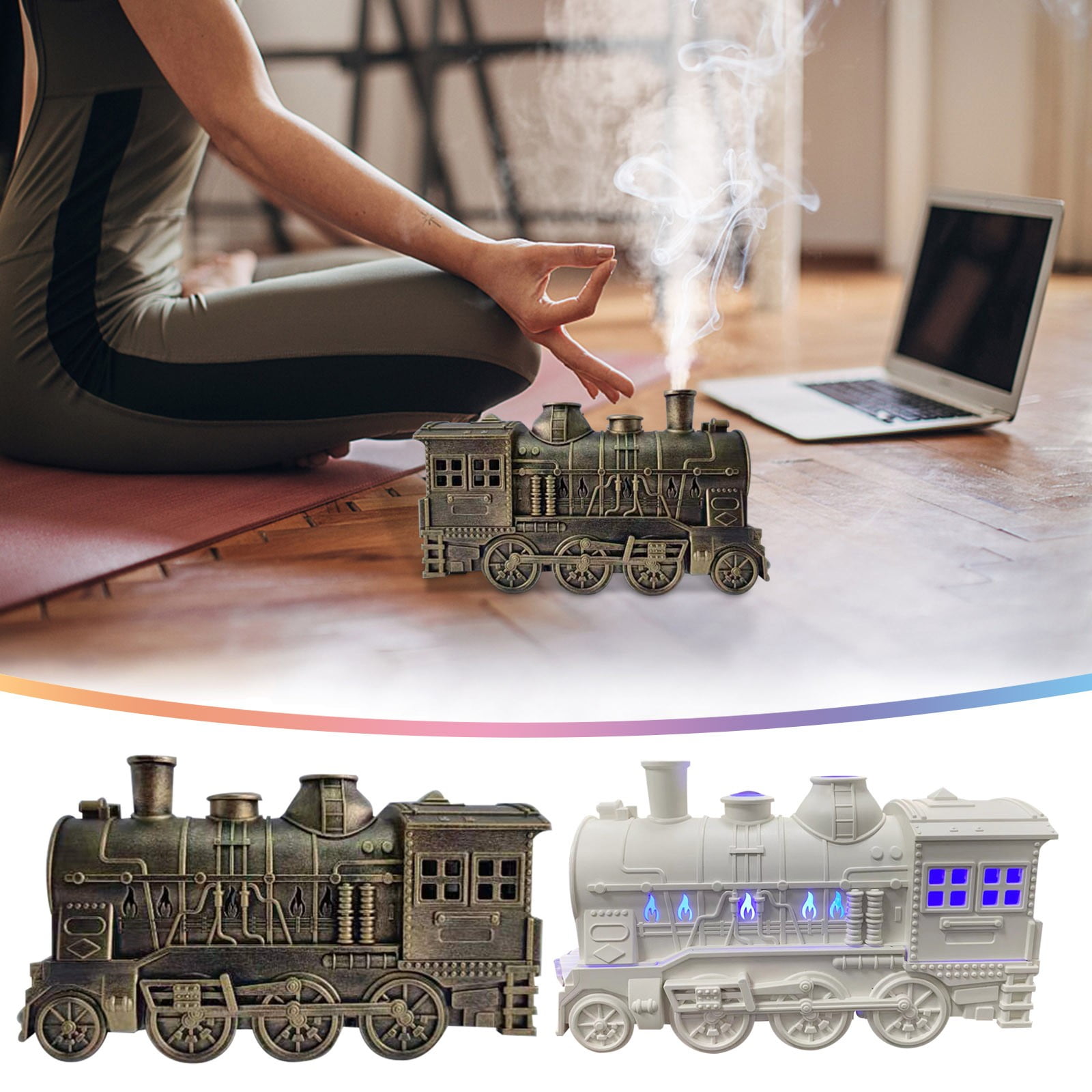 2Pcs Humidifier with Essential Oil Diffuser under $5! Kadlawus Train ...