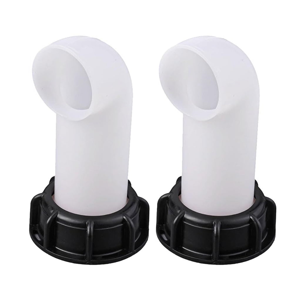 2Pcs IBC Extension Drain Spouts Hose IBC Tank Adapters Caps Valves ...