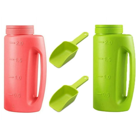 Mupvlun Ice Melt Salt Spreader Handheld Shaker for Lawn Seed, Salt, Ice ...