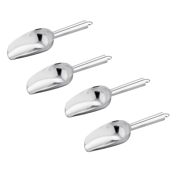 2Pcs Ice Set Of 2 Small Stainless Steel For Candy Flour Metal Utility ...