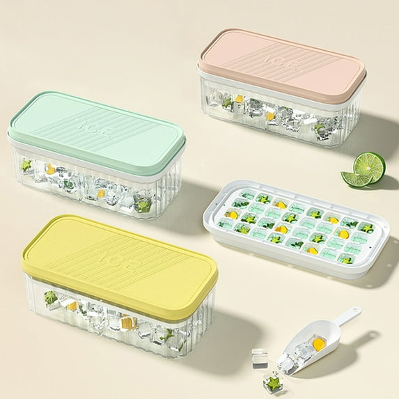 2Pcs Ice Tray under $5! Yrmaups Frozen Shape Tray, Silicone Frozen ...
