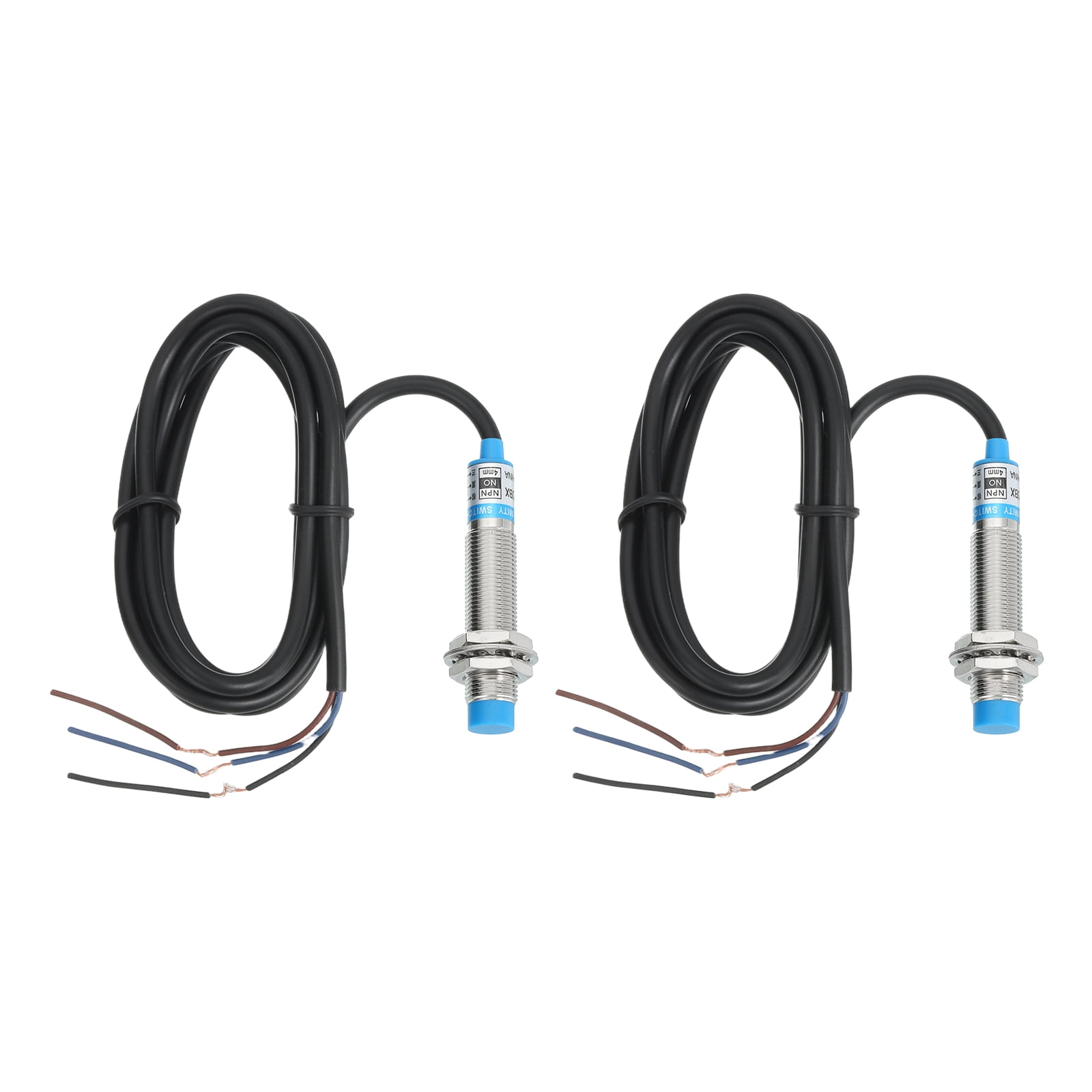 2Pcs Inductive Proximity Sensor,NPN NO M12 DC 6-36V 300mA Proximity Switch - Walmart.com