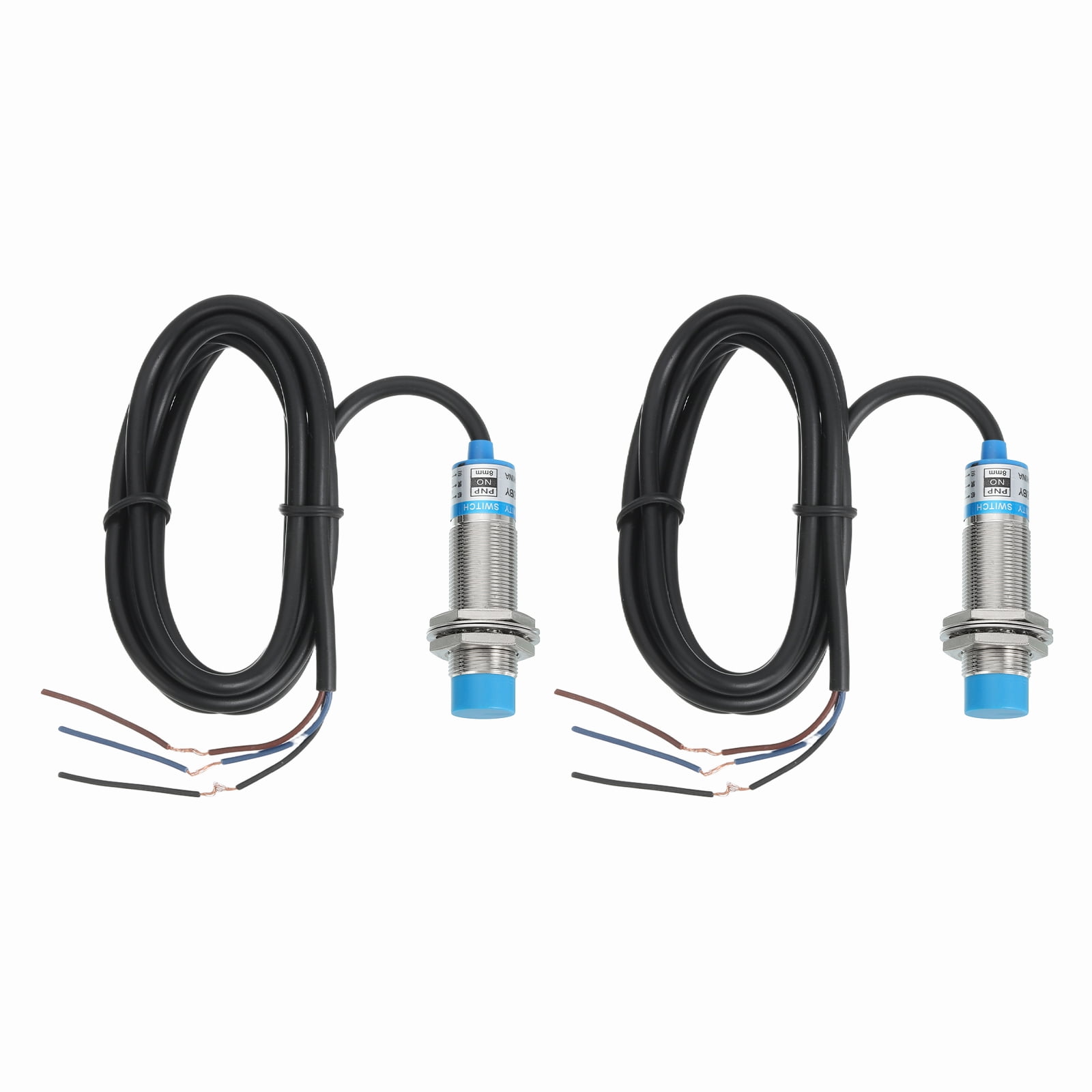 2Pcs Inductive Proximity Sensor,PNP NO M18 DC 6-36V 300mA Proximity Switch - Walmart.com