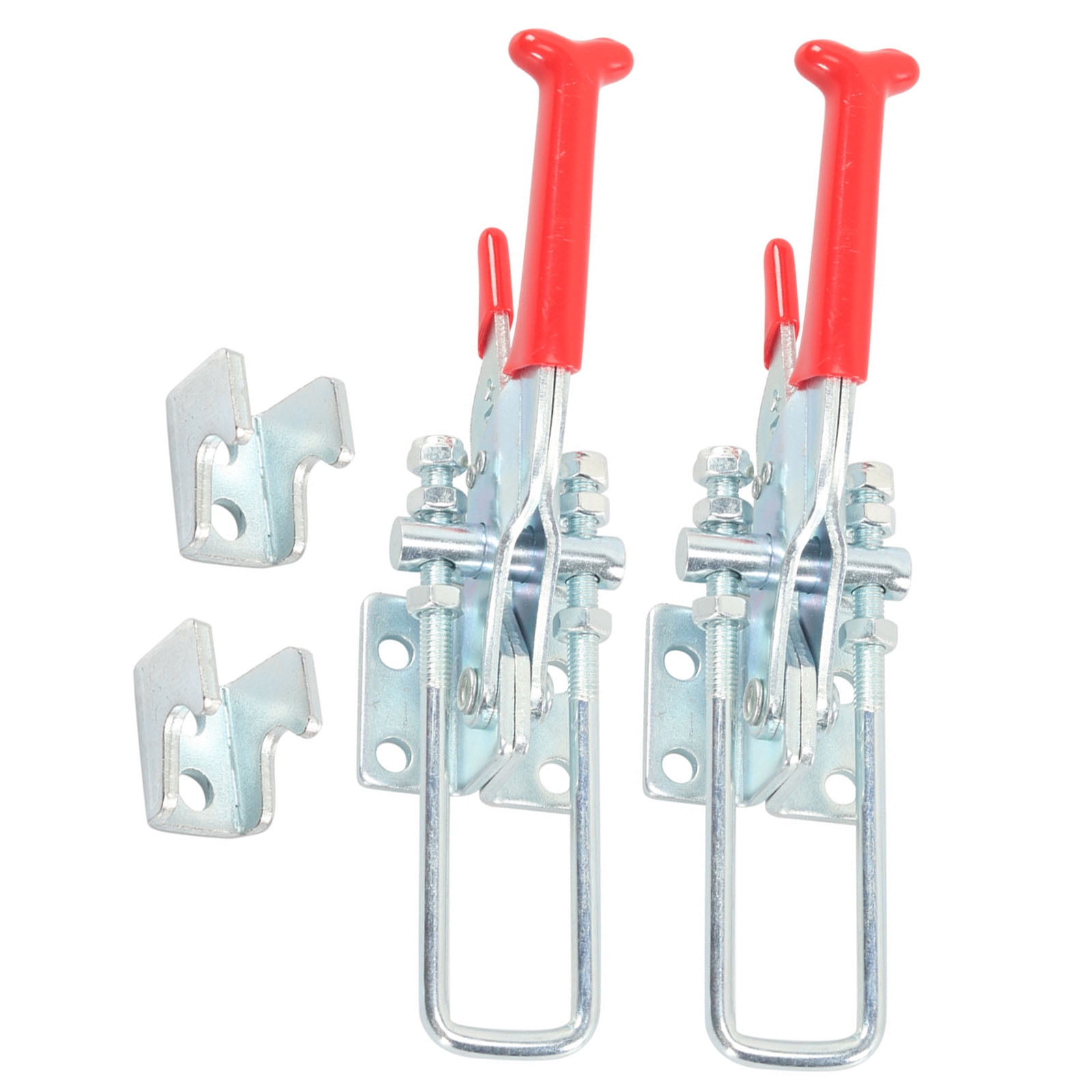2Pcs Industrial Adjustable Toggle Clamps Sturdy Carbon Steel Latches ...