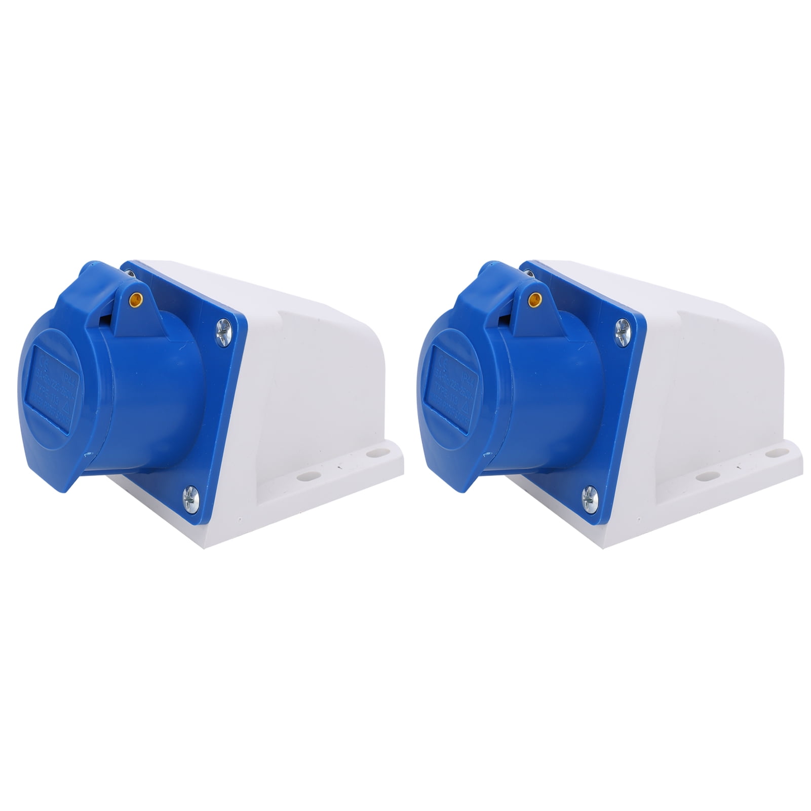 2Pcs Industrial Power Socket 3-Pin Single Phase Explosion Proof ...