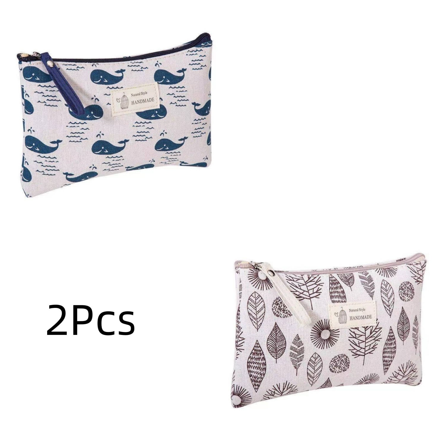 2Pcs Ins Style High-end Geometric Grid Plant Print Large Capacity ...