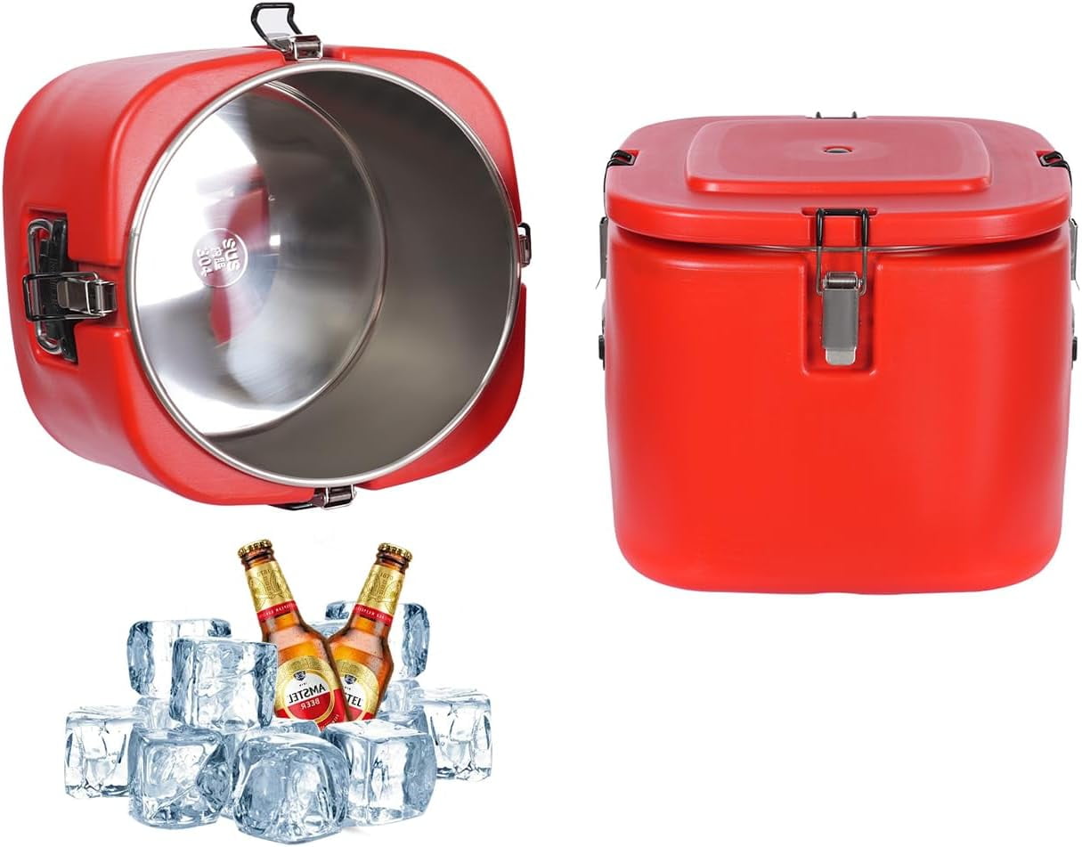 2Pcs Insulated Soup Container Commercial Food Warmers, 36QT Food Hot ...