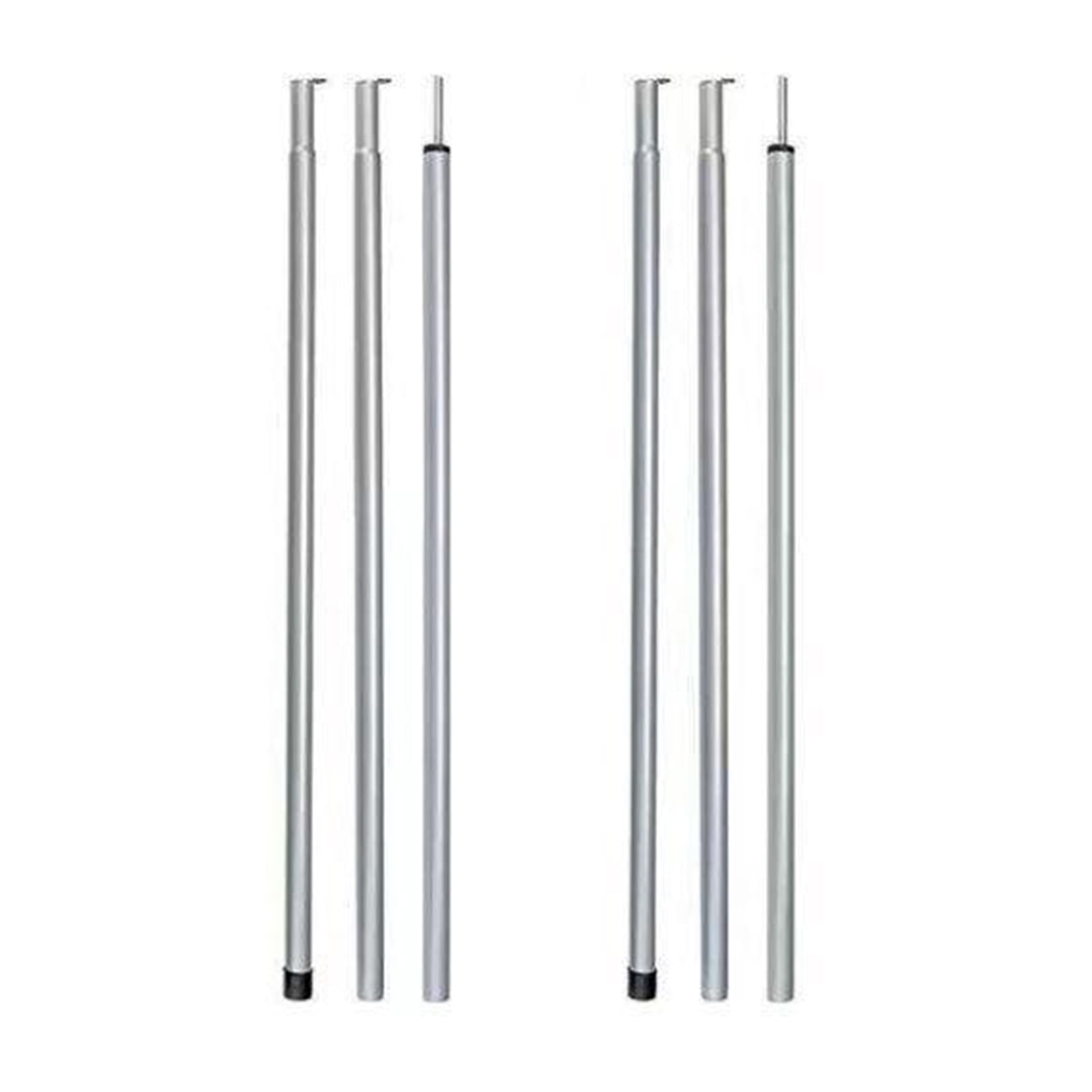 2Pcs Iron Canopy Support Rod Adjustment Height Tent Poles for Outdoor ...