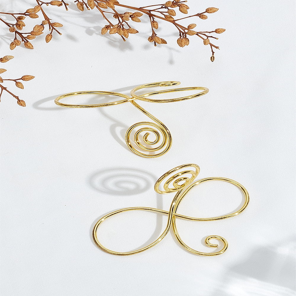 2Pcs Iron Table Number Card Clip Memo Message Folder Wedding Office ...