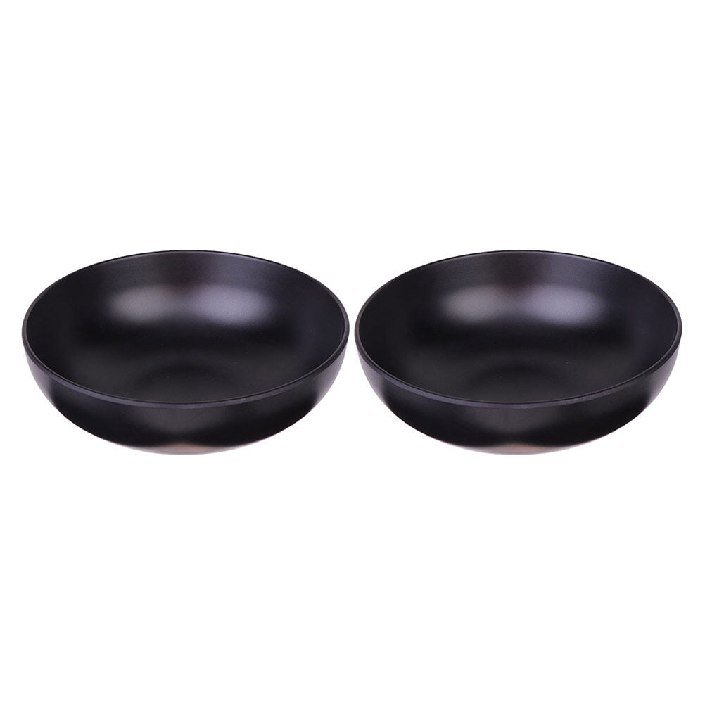 2Pcs Japanese Style Ramen Bowls Stylish Food Container Black Noodle ...