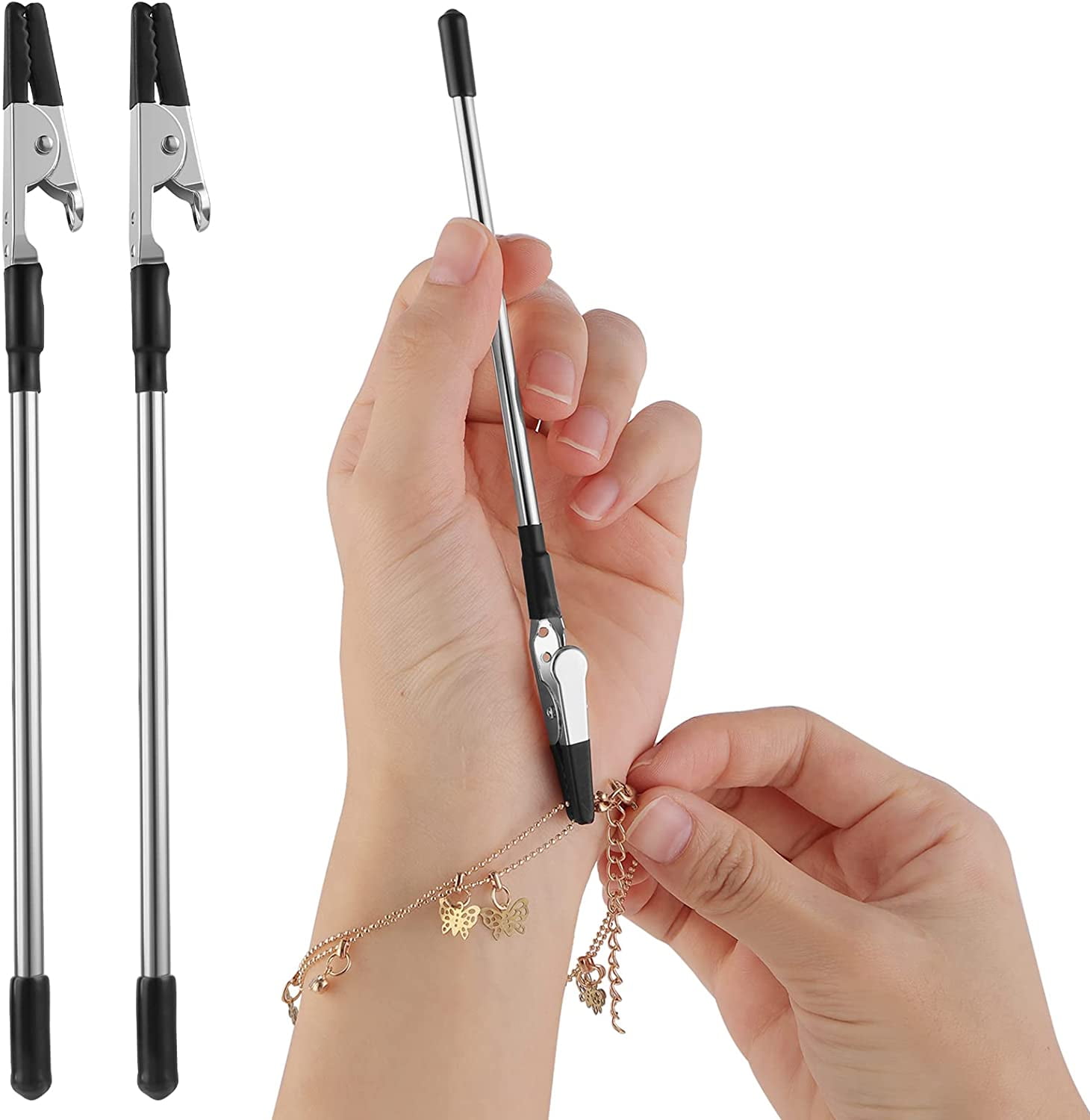 2Pcs Jewelry Bracelet Helper Tool,Bracelet Clasps and Closures Helper ...