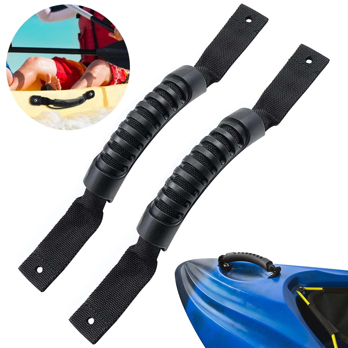 2Pcs Kayak Canoe Boat Side Mount Carry Handles for Ocean Kayak Emotion ...
