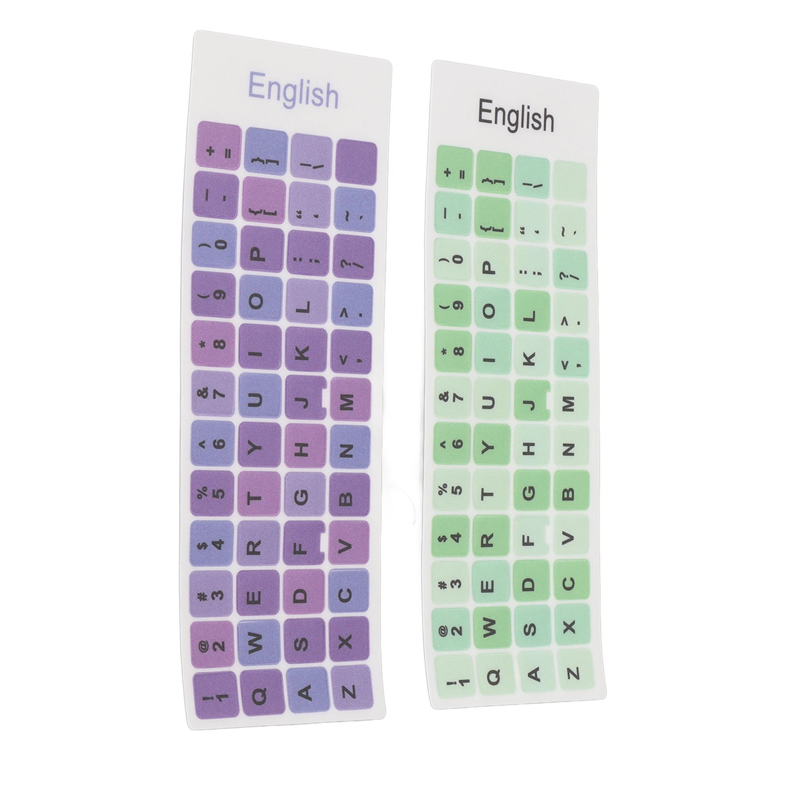 2Pcs Keyboard Stickers, Dustproof Waterproof Coating Pvc Material ...