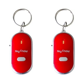 KZMZIRZ Key Finder Locator, 4 Pc, Anti-Lost Keychain Tracker, Whistle ...
