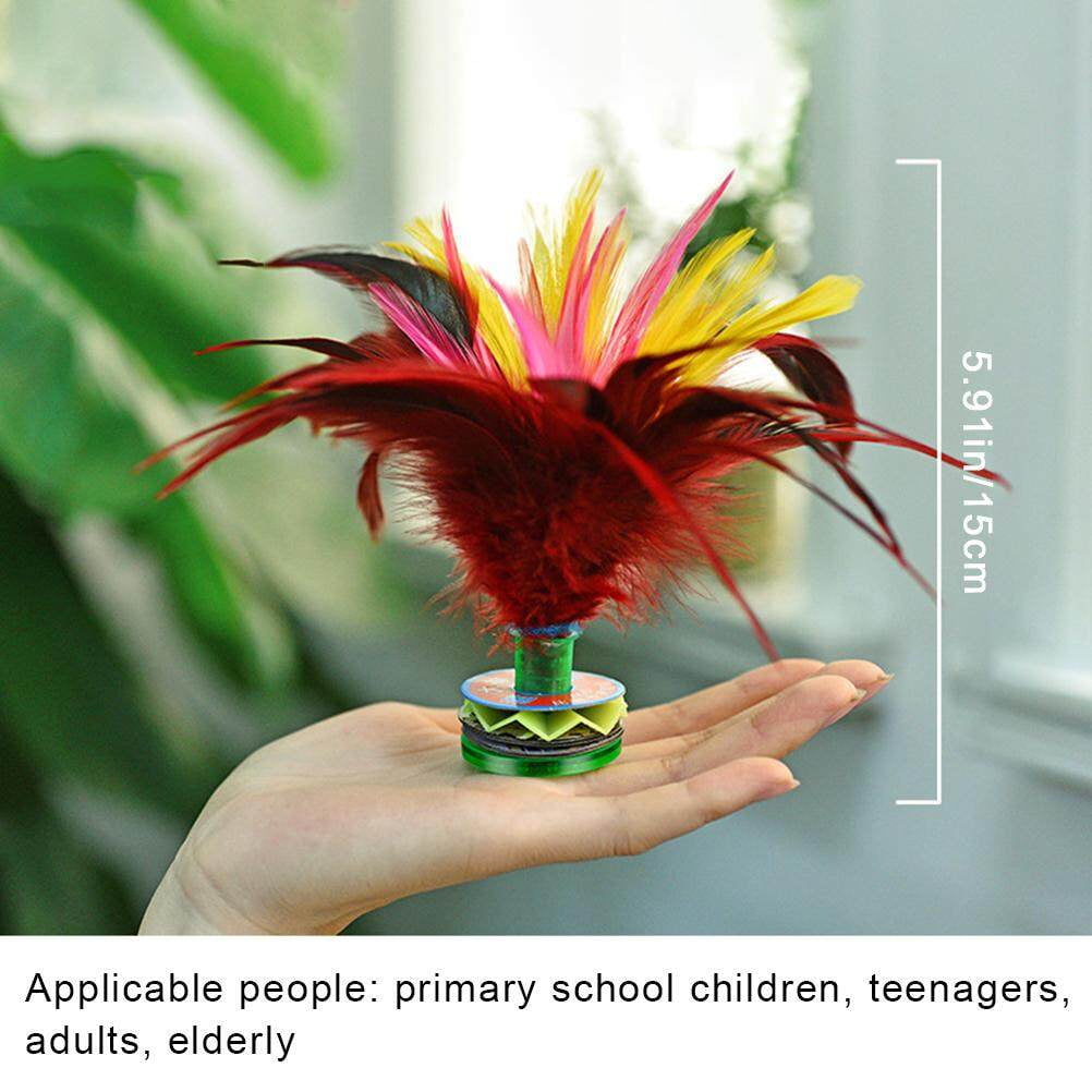 2Pcs Kick Shuttlecock Colorful Chinese Jianzi Kicking Shuttlecocks for ...