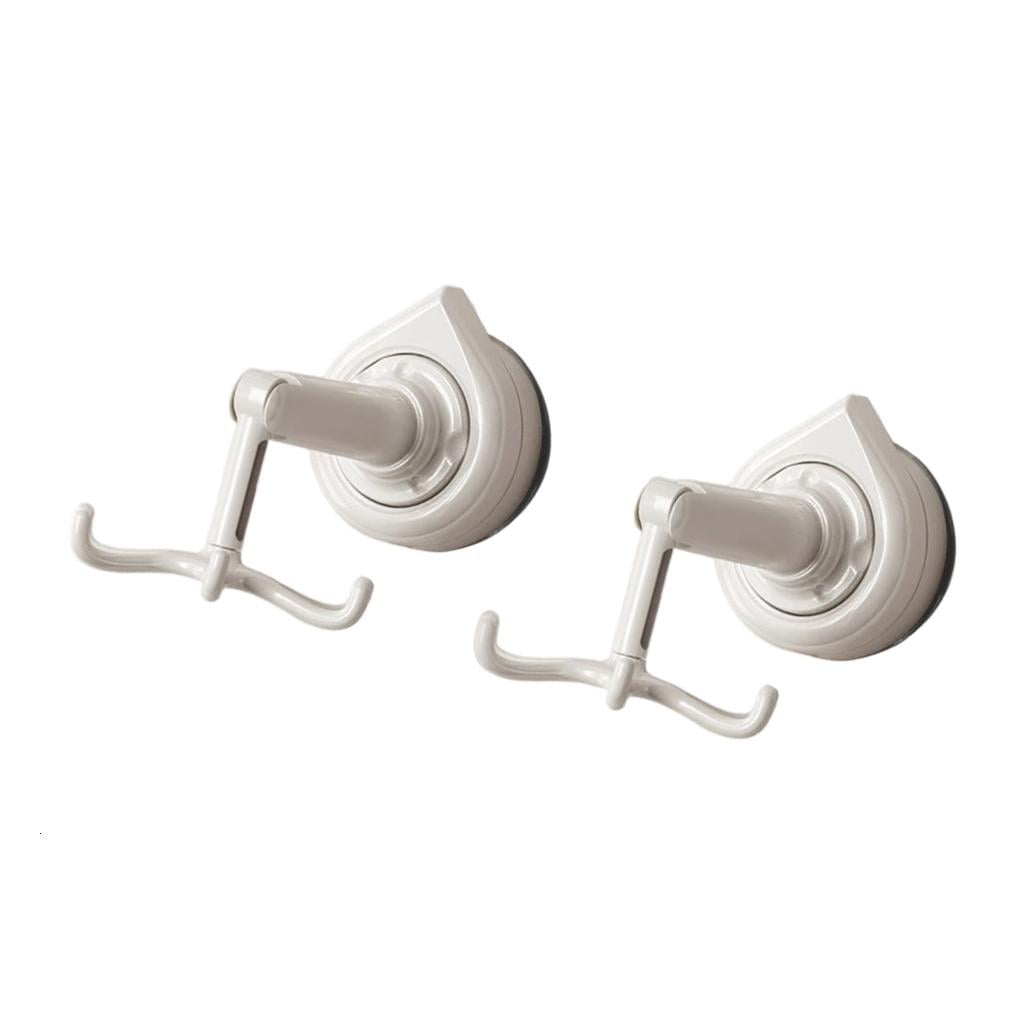2Pcs Kitchen Rotating Hook Pot Spoon Storage Rack Spatula Hanger Wall ...