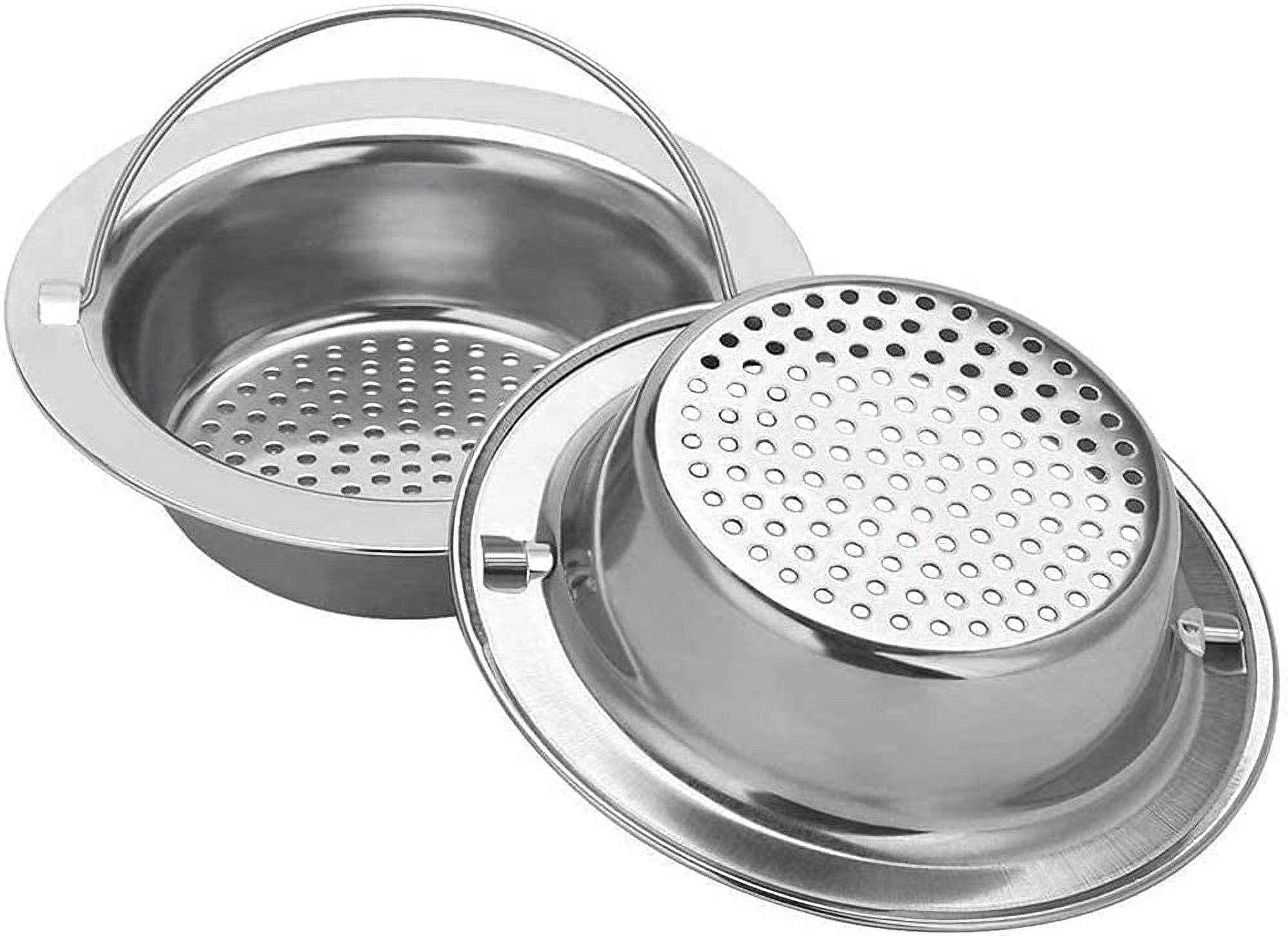 2Pcs Kitchen Sink Strainer Food Catcher Stainless Steel, Sink Strainers ...